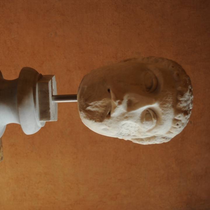 3D Printable Head of Harmodius by Scan The World