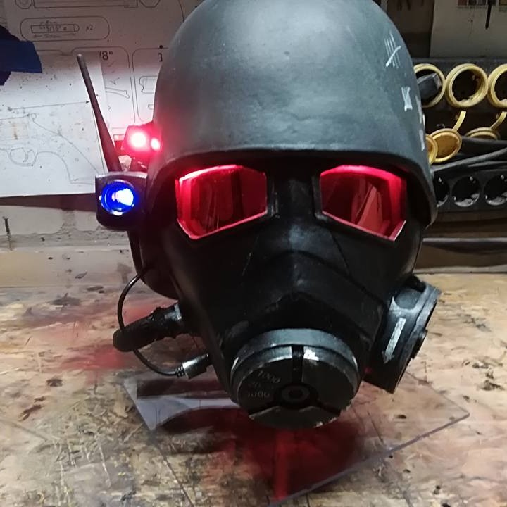 3D Print of Fallout New Vegas - NCR Ranger Helmet by TieKai