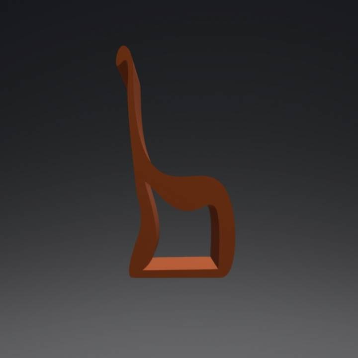 3D Printable Dining Chair by Sam Suchin