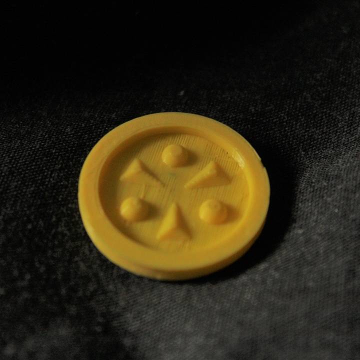 3D Printable Legend of Zelda Ocarina of Time Medallions by Andrew Soutar