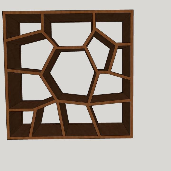 3D Printable PineHill Bookshelf by Jon Hoffman