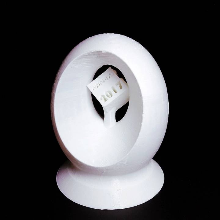 3D Printable 3D PI awards 2K17 trophy by allison gonzalez