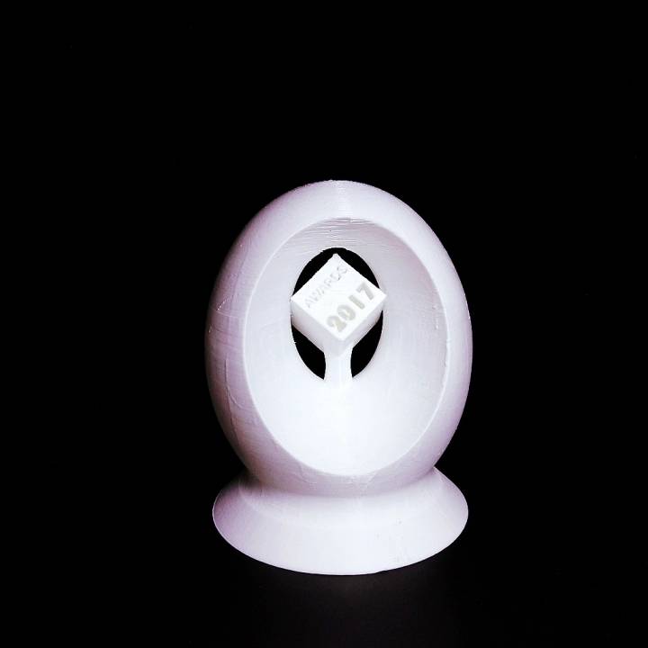 3D Printable 3D PI awards 2K17 trophy by allison gonzalez