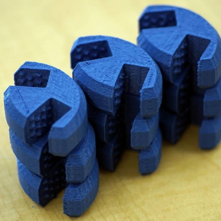 3D Printable Poster Display Monolith by Hank Dietz