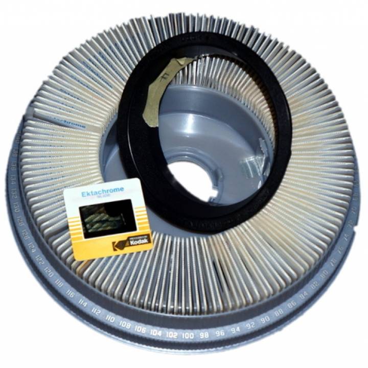 3D Printable DupliHood: a 3D-printed slide copy attachment by Hank Dietz