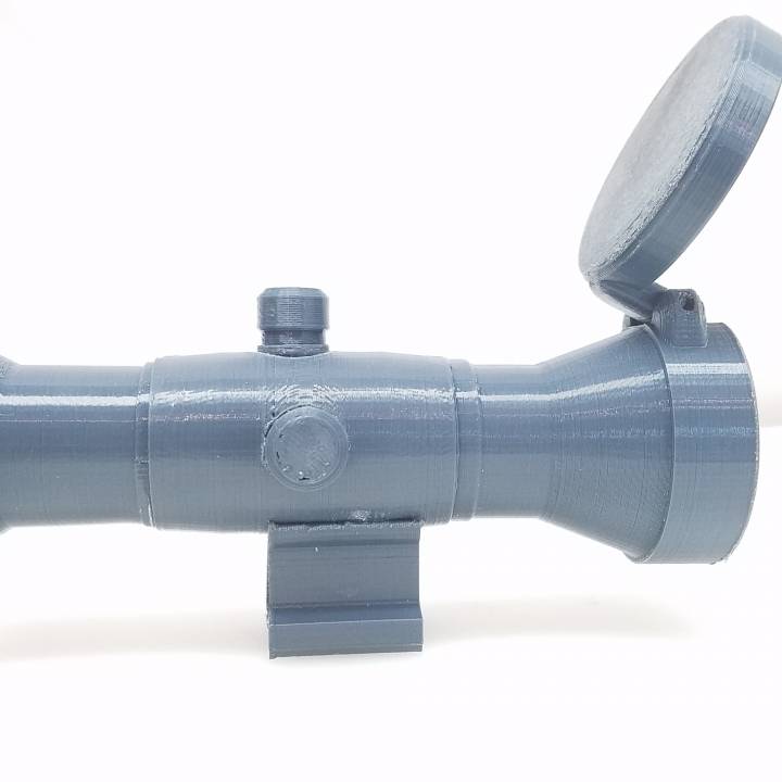 3D Printable Nerf Gun Sniper Scope With C.O.D Style Reticle by Michael ...