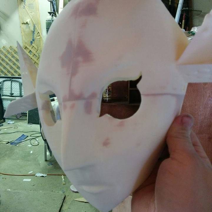 3D Printable Zora Mask by Benjamin Krygsheld