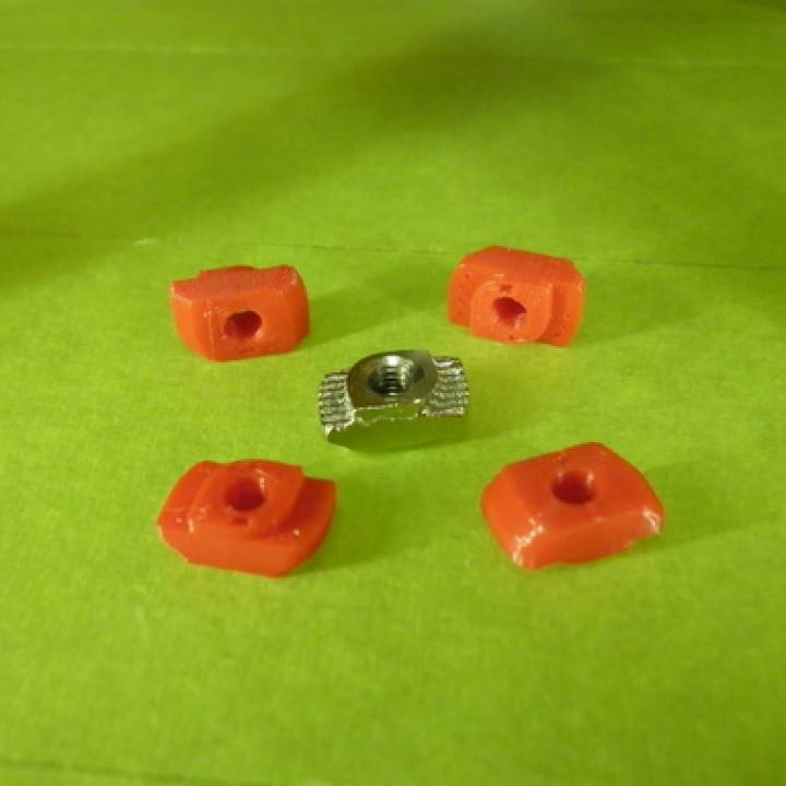 3D Printable Parametric 20 Series V-Slot Slide Nut by Blaze