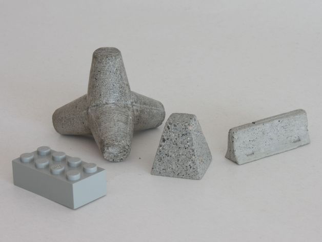 3D Printable Concrete obstacles by steyrc