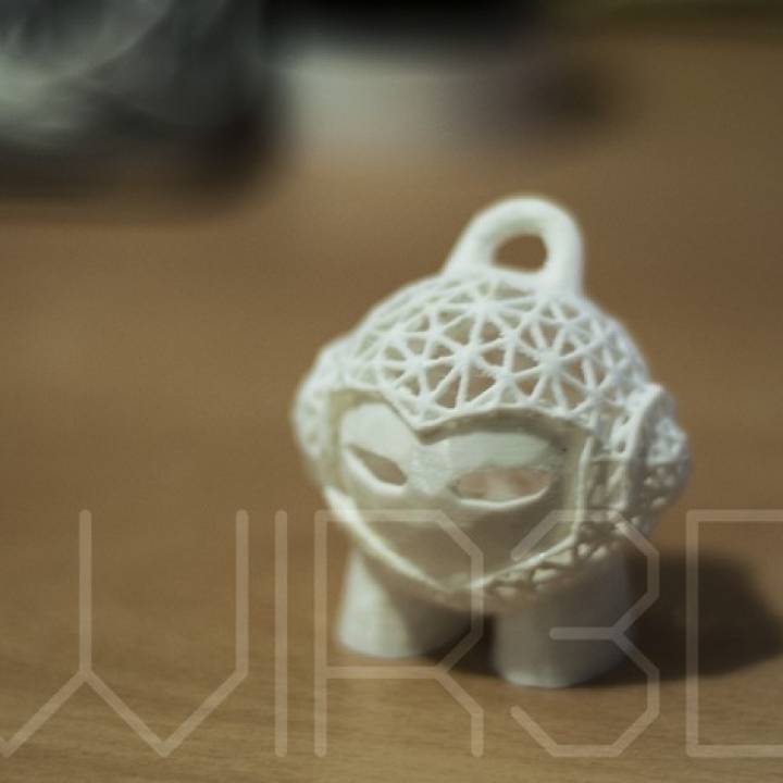 3D Printable Cool Marvin Voronoi by Giulia Principe