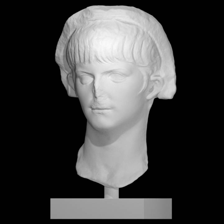 3D Printable Portrait of Nero by Scan The World