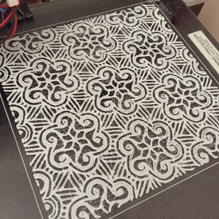 3D Printable Flexible lace by Carmen Bartolome