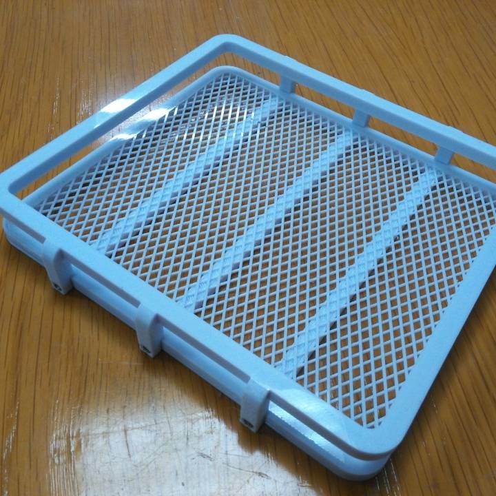 3D Printable 1:10 Roof Rack - Wire Mesh by Jason Suter