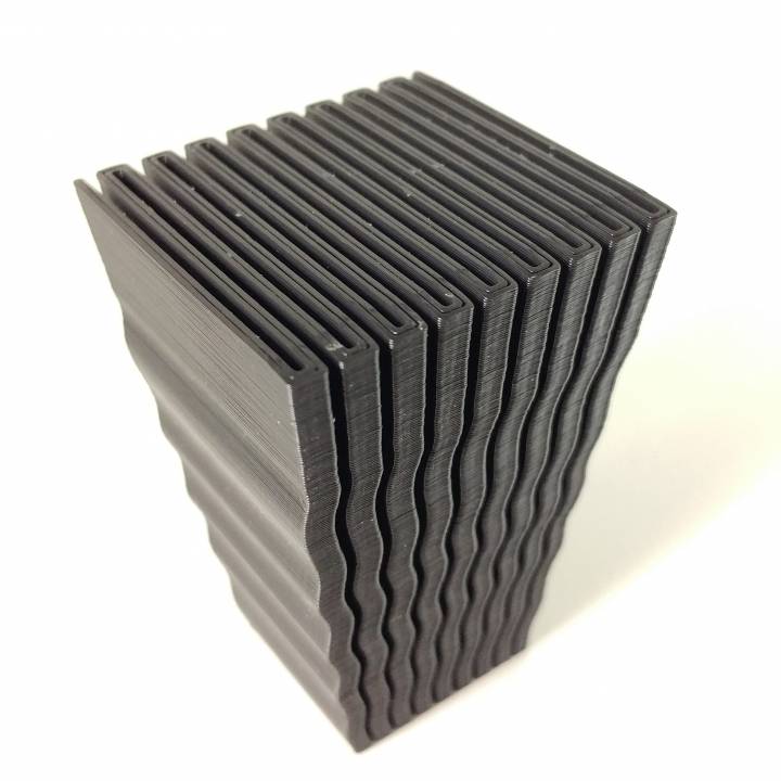 3D Printable Support Material Wave - Side Table by Michael Daniel Miller