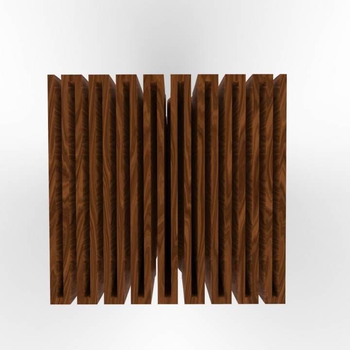 3D Printable Support Material Wave - Side Table by Michael Daniel Miller