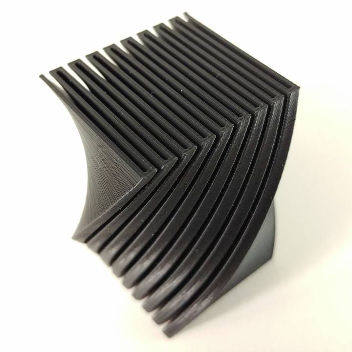 3D Printable Support Material Twist - Side Table by Michael Daniel Miller