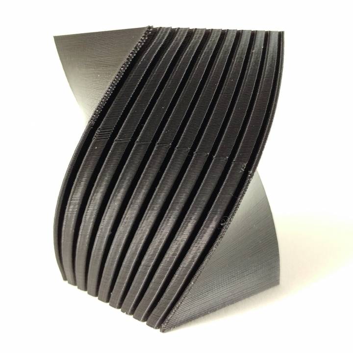 3D Printable Support Material Twist - Side Table by Michael Daniel Miller