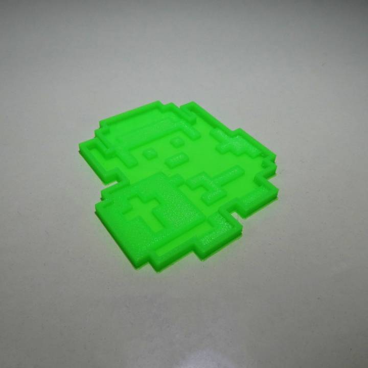 3D Printable 8-bit Link by Devin Gentner