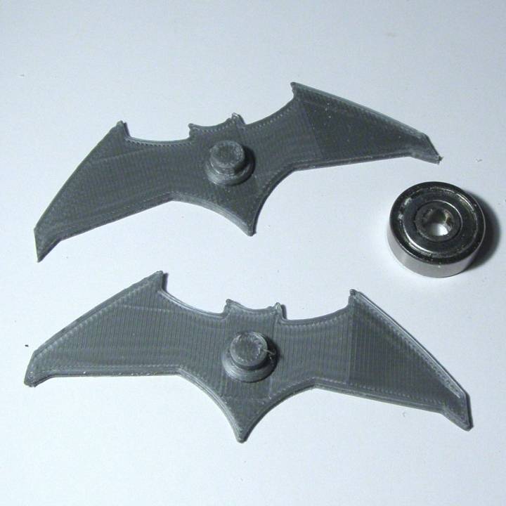 3D Printable Batman Fidget Spinner by Juan José García González