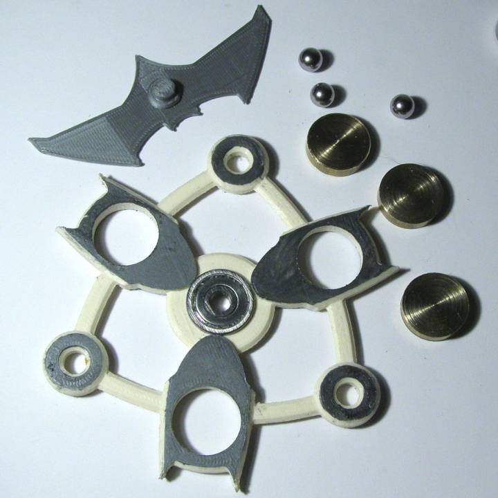 3D Printable Batman Fidget Spinner by Juan José García González