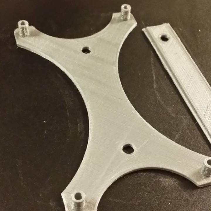 3D Printable K8200 / 3Drag electronics mounting plate by Kjell Kernen