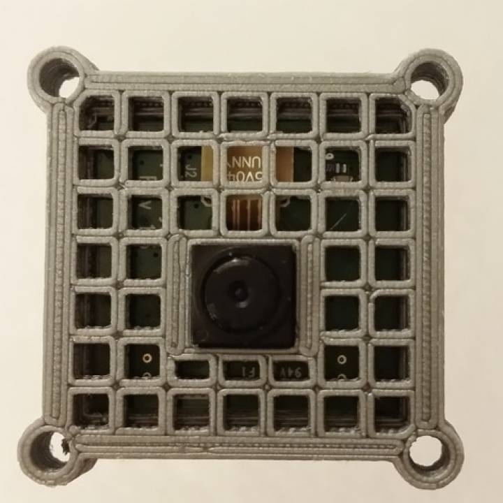 3D Printable Mounting system for Raspberry Pi camera by Kjell Kernen
