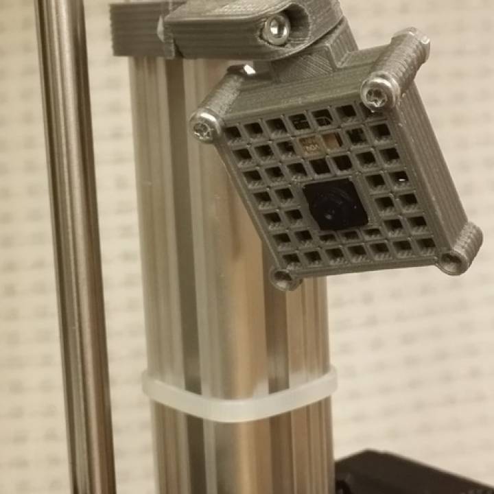 3D Printable Mounting system for Raspberry Pi camera by Kjell Kernen