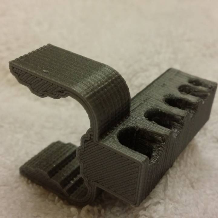 3D Printable K8200 SnapIn Allen key set holder(vertical) by Kjell Kernen