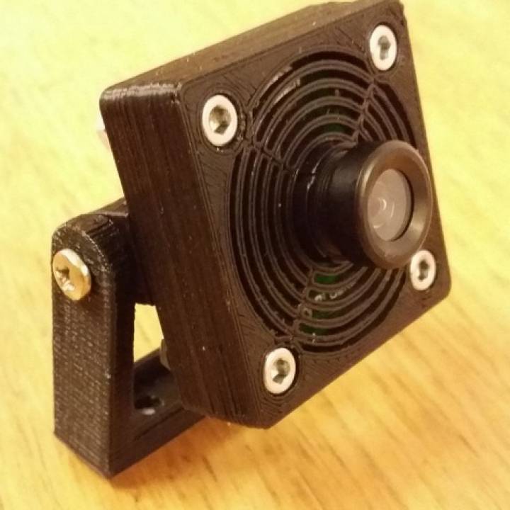 3D Printable Raspberry Pi Camera Case (M12x5 camera) by Kjell Kernen