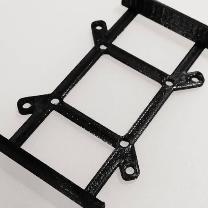 3D Printable 50 to 36 mm flight controller adapter with LEDs by Kjell ...