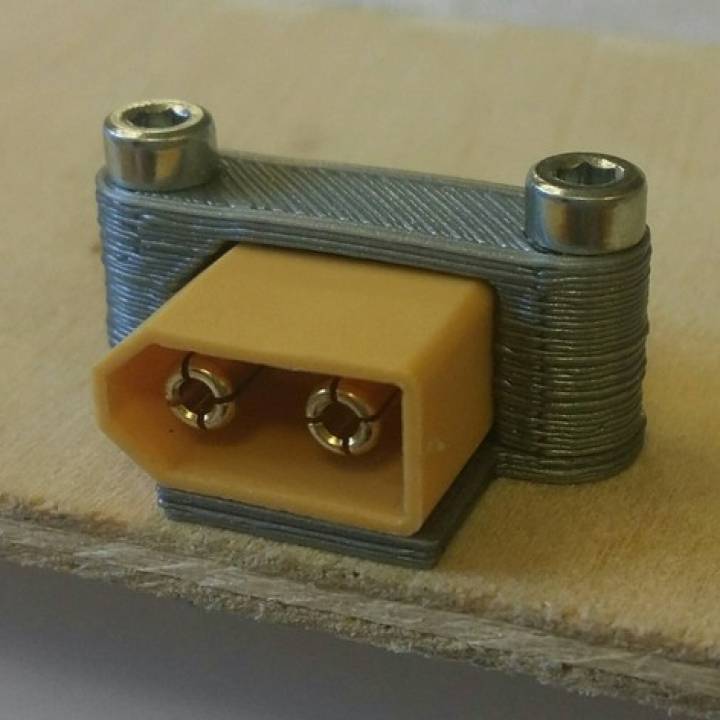 3D Printable XT60/XT30 mount by Kjell Kernen