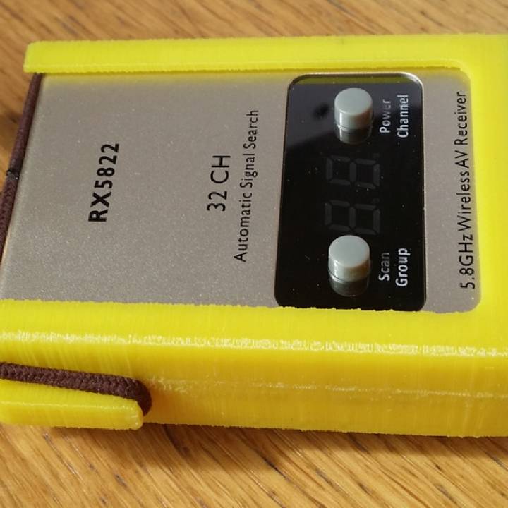 3D Printable Boscam RX5822 rx holder by Kjell Kernen