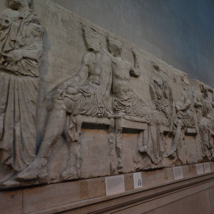3D Printable Parthenon Frieze _ East IV, 22-27 by Scan The World