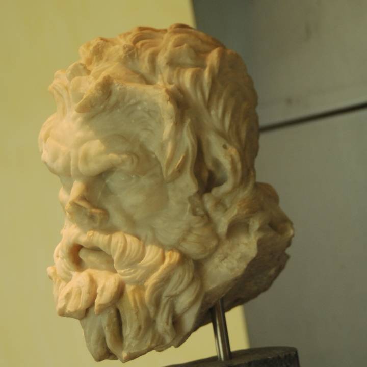 3D Printable Head of a Centaur by Scan The World