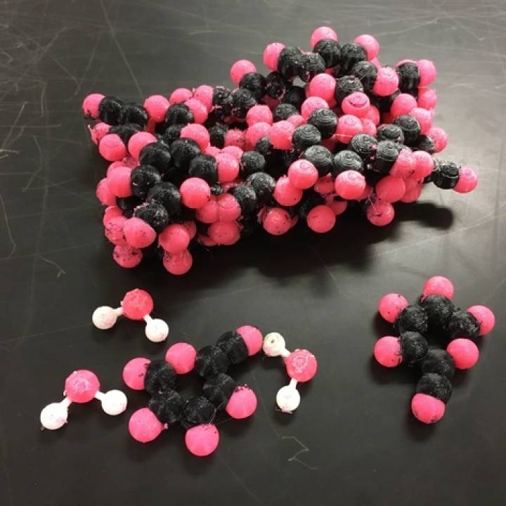 3D Printable Solubility of Glucose Model by Brian Mernoff