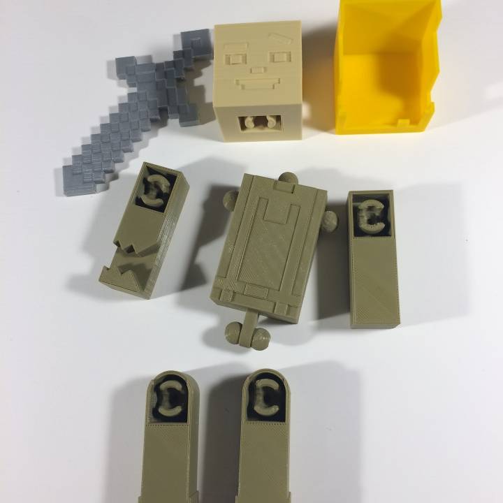 3D Printable Steve Minecraft Skin by Stas Pimenov