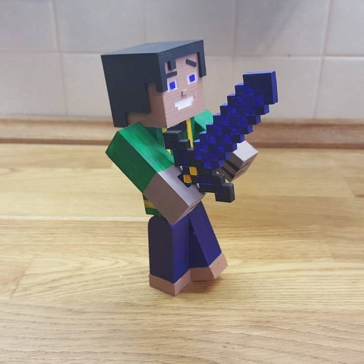 3D Printable Steve Minecraft Skin by Stas Pimenov