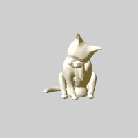 3D Printable cat-scaled by tigger1984