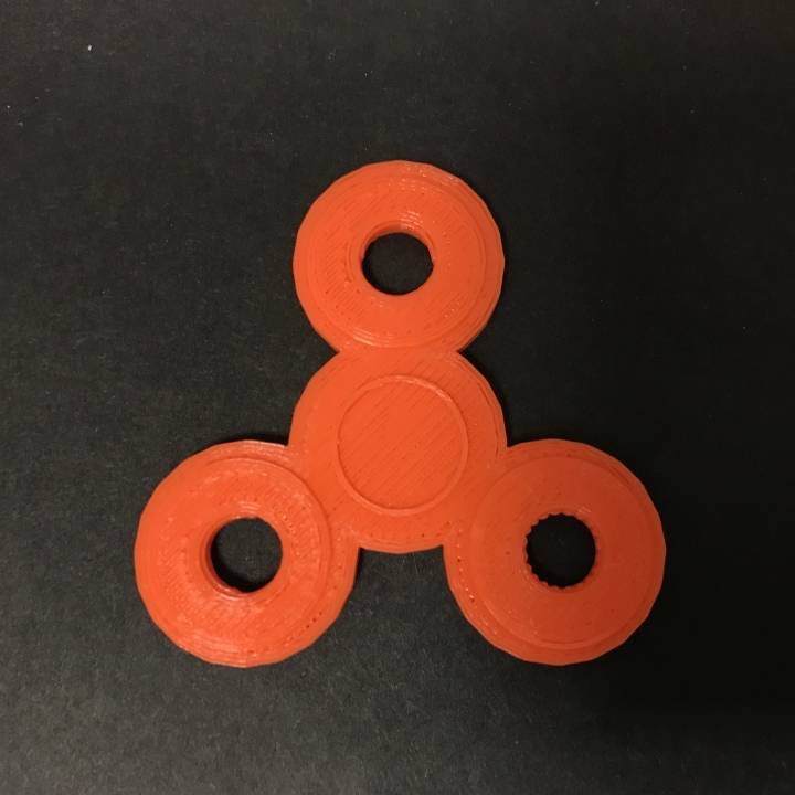 3D Printable FIDGET SPINNER by Abigail Weiser