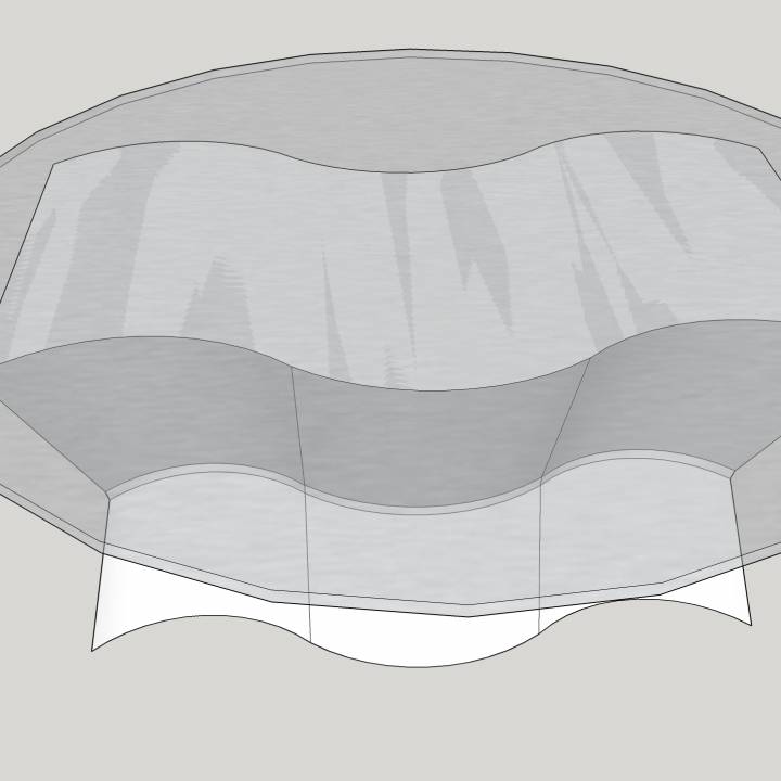 3D Printable Curvy Table by Jon Hoffman