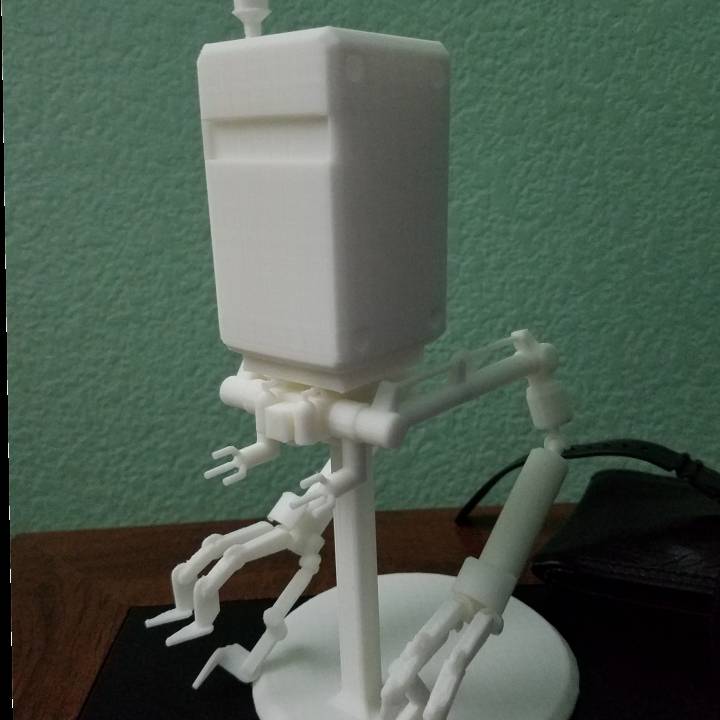 3D Printable Nier Automata Pod model by EngineeringAutomata