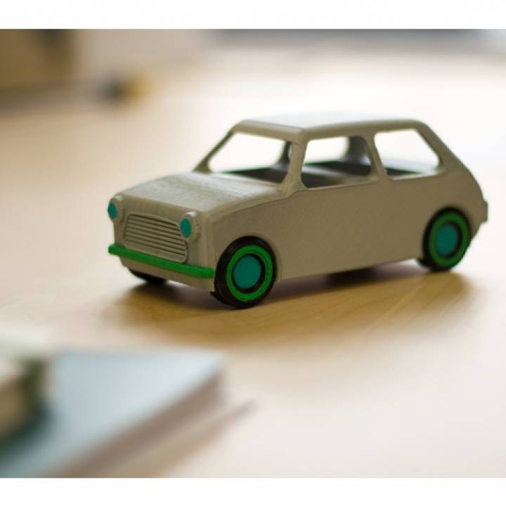 3D Printable Multi-color Car Model by Mosaic Manufacturing