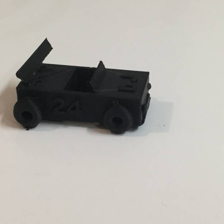 3D Printable Sports Racer by Josiah Laughlin