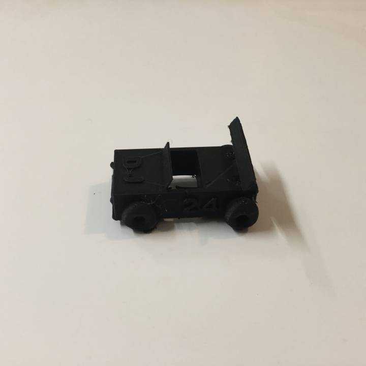 3D Printable Sports Racer by Josiah Laughlin