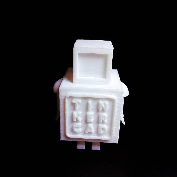 3D Printable My TinkerCAD Robot by Bournemouth Maker Club