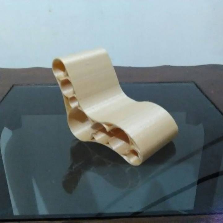 3D Printable Wooden chair by Andres Quijas
