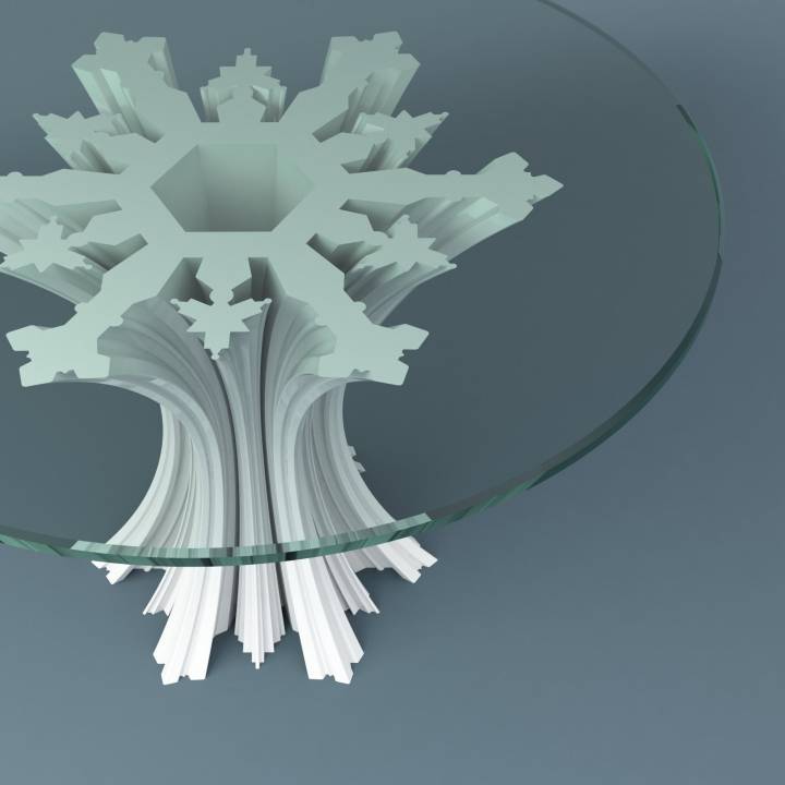 3D Printable Snowflake by CR Design Studio