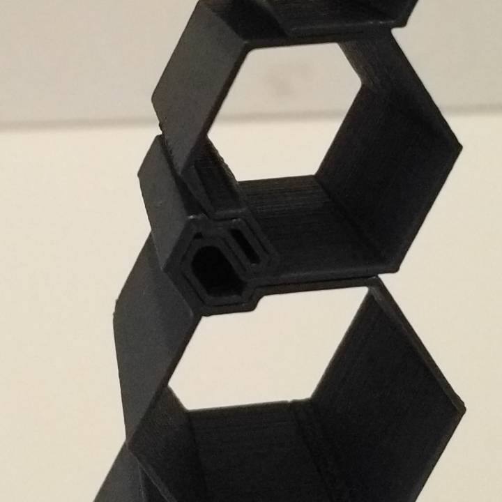 3D Printable Hexagon Stack by Karla Kort