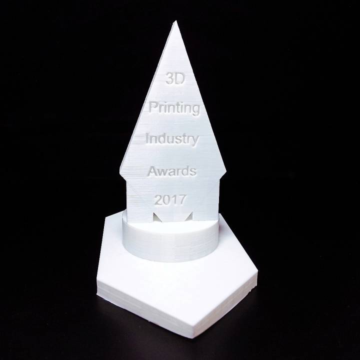 3D Printable 3DPI Trophy Design by Ethan Gruenemeier