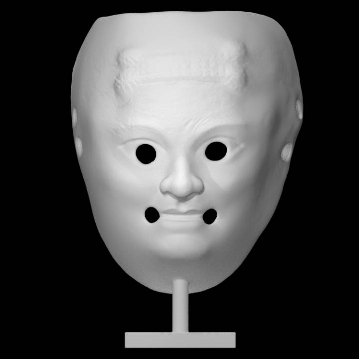 3D Printable Three Masks (Mask 1) by Scan The World
